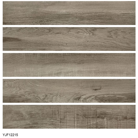 China 200*1200mm Unglazed porcelain floor tile , wood look tile with ...