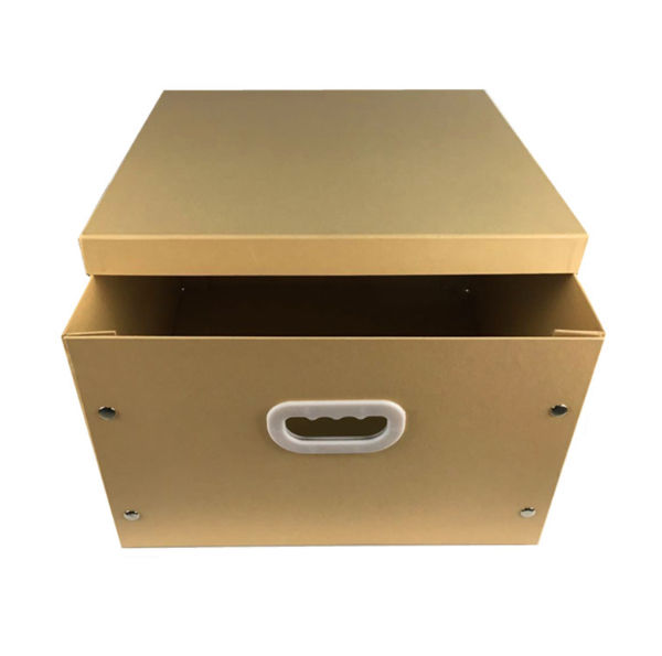 China FSC certified foldable decorative cardboard orangizer storage box ...