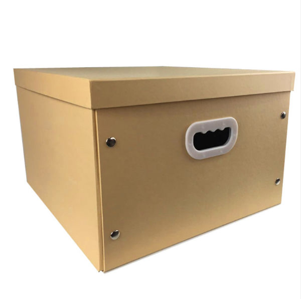 China FSC certified foldable decorative cardboard orangizer storage box ...