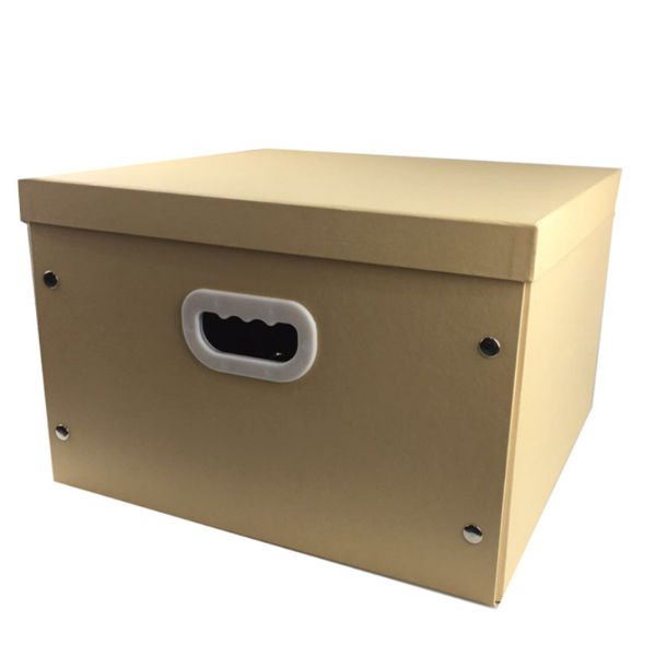 China FSC certified foldable decorative cardboard orangizer storage box ...