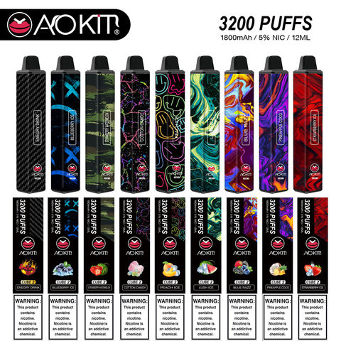 China Aokit disposable vaporizer 3200 puffs wholesale disposable vape ...