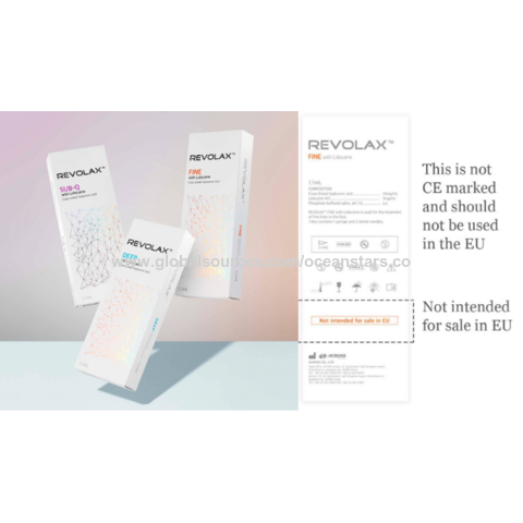 China CE revolax filler hyaluronic acid dermal filler 1.1ml with ...