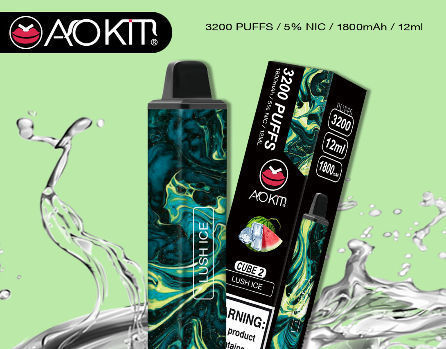 China Aokit wholesale disposable vaporizer cube 2 3200 puffs on Global ...
