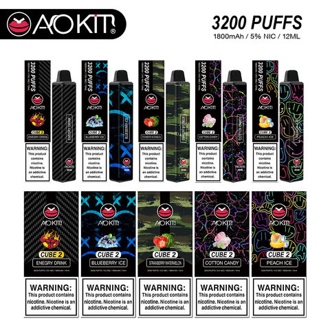 China Aokit wholesale disposable vaporizer cube 2 3200 puffs on Global ...