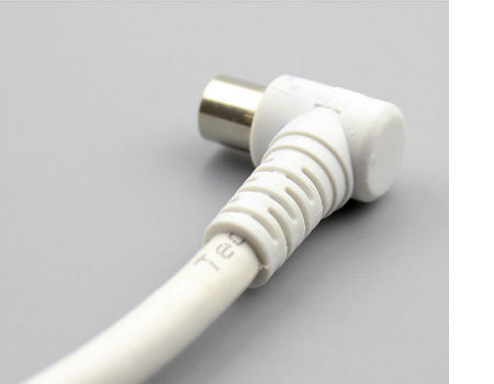 China 15M 110dB Black Straight to Right Angle Flex TV Aerial Cable ...