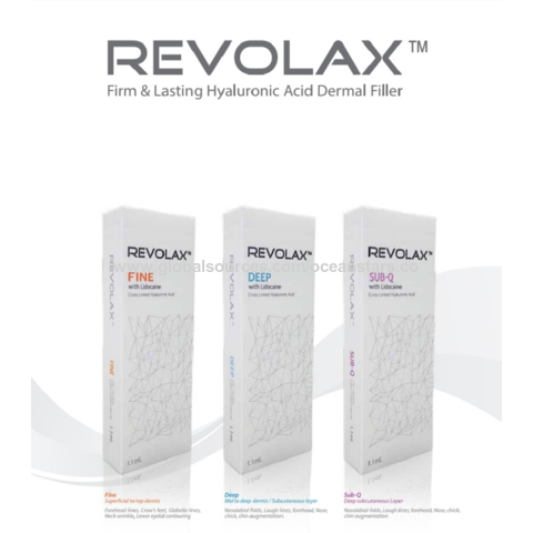China CE revolax filler injectable dermal filler 1.1ml for lip cheek ...
