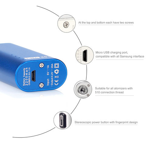 China Authentic Jomo 40W Vape Mod Lite 40s Box Mod Kit with 2200mAh on ...