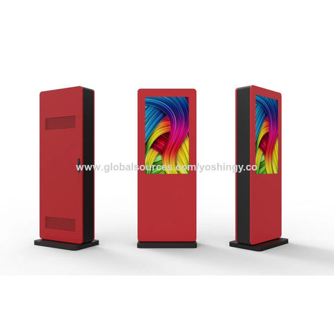 China 49" outdoor digital signage with touch screen 4G WIFI outdoor ...