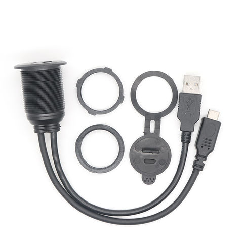 China 1M Waterproof Car Dashboard Mount Panel USB 3.0 USB 3.1 Type c ...