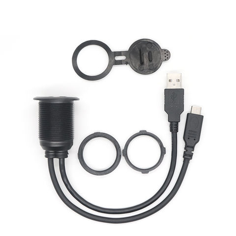 China 1M Waterproof Car Dashboard Mount Panel USB 3.0 USB 3.1 Type c ...