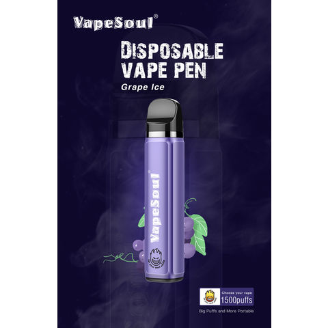 China Itsuwa Vapesoul Soulsmile II 5ml 1500 Puffs Disposable Vape Pen ...