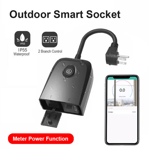 China US Outdoor Smart Socket Plug Tuya Wifi Remote Control Outlets ...