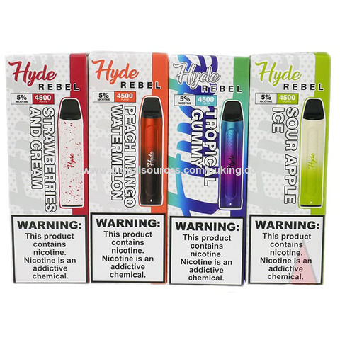 China Hyde Rebel Icon Retro Disposable Vape 4500Puffs Electronic ...
