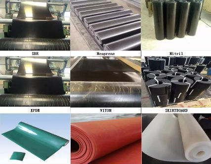 China High quality Hypalon sheets Hypalon rubber fabric rolls latex ...