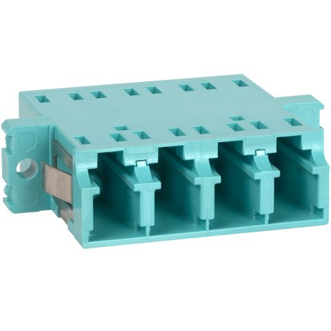 China LC-LC Fiber Optic LC Mount Quad Adapter on Global Sources,LC ...