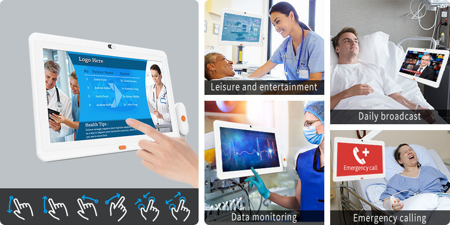 China ELC WH1512T white 15.6 inch wall mounted android tablet pc on ...
