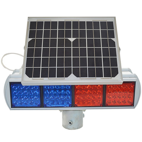 China Removable tripod warning solar light bar with 8 modules led light ...