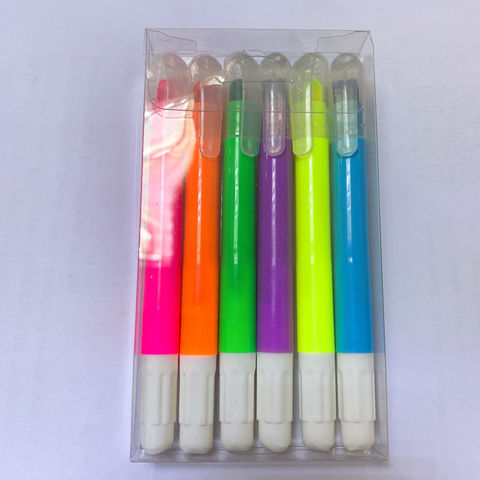 China Solid Highlighter,White/Black/Color Barrel ,Cusotmized ,Non-toxic ...