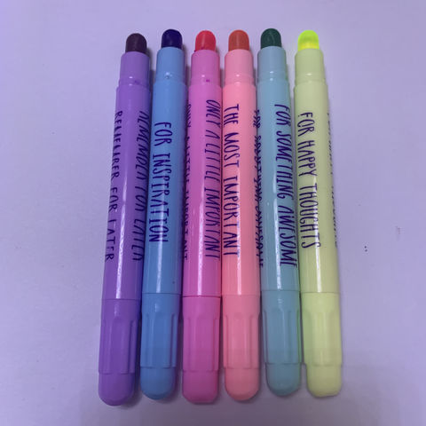 China Solid Highlighter,White/Black/Color Barrel ,Cusotmized ,Non-toxic ...