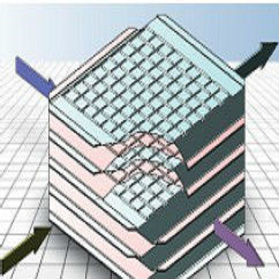 ERV customized size crossflow sensible plastic frame industrial air to ...