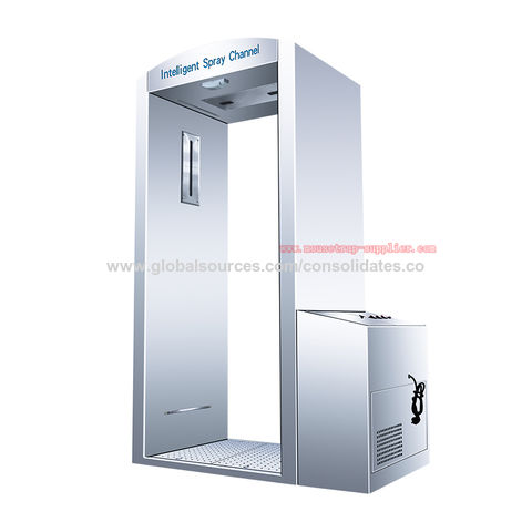 China Smart Sanitizing Tunnel Disinfection Booth Channel with Mist ...