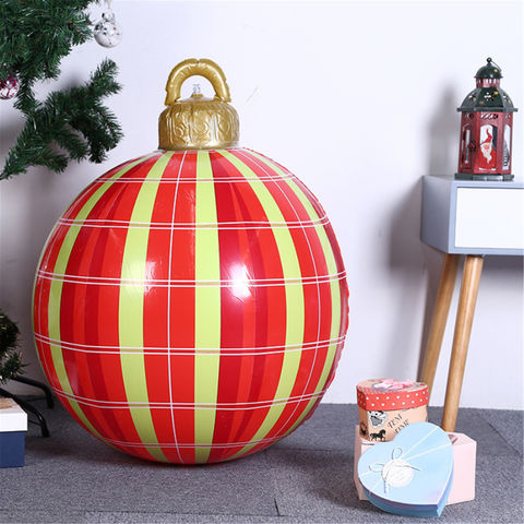 China Custom PVC Christmas Tree Hanging Ball Inflatable Christmas ...