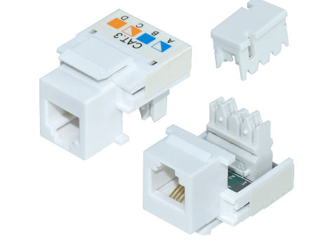UTP CAT3 6P4C RJ11 modular jack XJY-NE-25 Modular ethernet connector ...