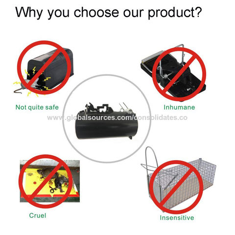 China Outdoor Spring Loaded Black Hole Rodent Gopher Trap Pest Control ...