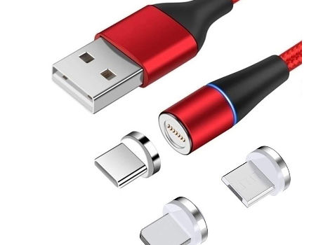China Factory customized Nylon Braided Magnetic Type C Fast USB ...