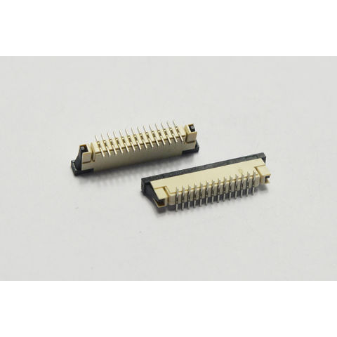 China 1.0mm Pitch Vertical slide ZIF with lock type 14pin Withstanding ...