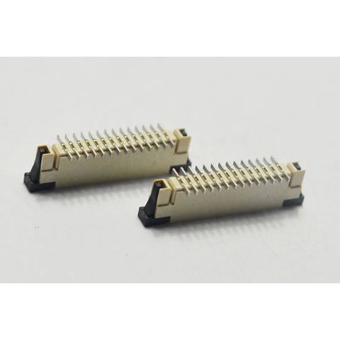 China 1.0mm Pitch Vertical slide ZIF with lock type 14pin Withstanding ...