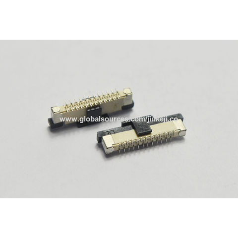 China FPC/FFC Connector,0.5mm pitch FPC W/ZIF Vertical SMT Type,24 Pin ...