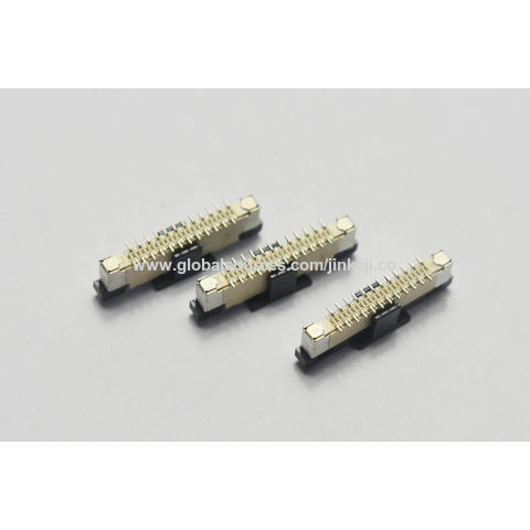 China FPC/FFC Connector,0.5mm pitch FPC W/ZIF Vertical SMT Type,24 Pin ...