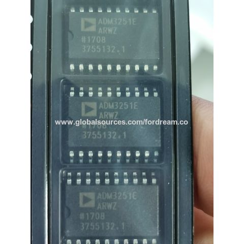China ADM3251EARWZ electronic component Single Transmitter/Receiver RS-232 20-Pin SOIC W Tube on ...