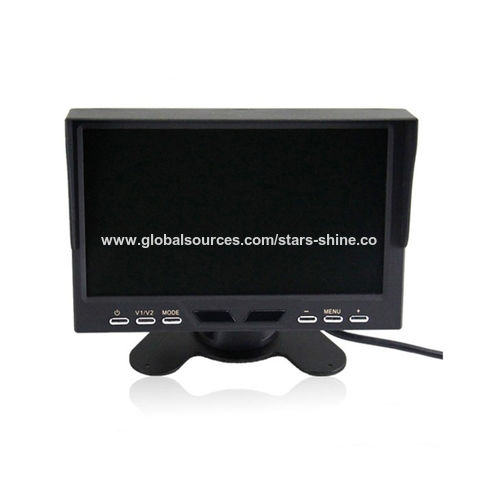 China 7" inch TFT LCD rearview mirror monitor, 9-45v wide voltage car ...