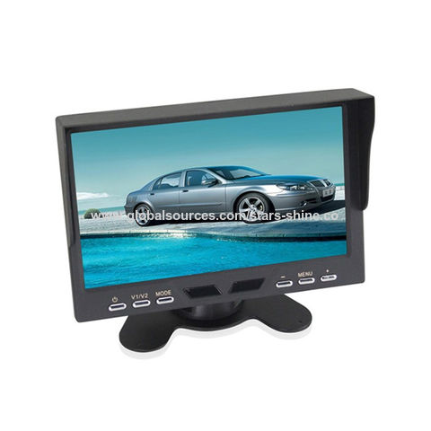 China 7" inch TFT LCD rearview mirror monitor, 9-45v wide voltage car ...
