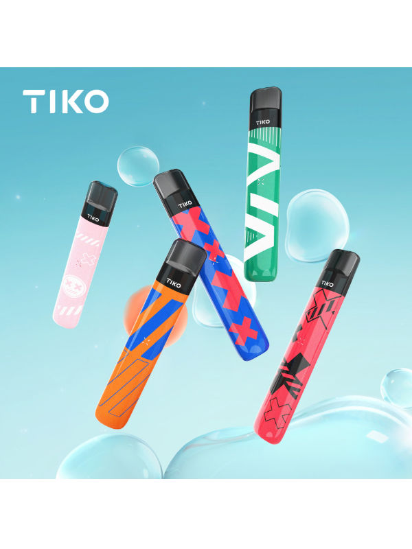 China 2021 New TIKO 300 Puffs Rechargeable E-cigarette Kit on Global ...