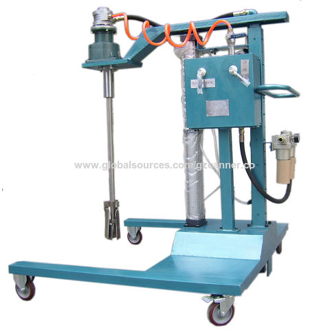 China Pneumatic Mixing Machine For IBC Drum (Trolley Type Air Lift ...