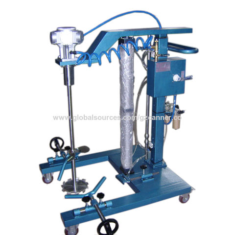 China Trolley Pneumatic Mixing Machine Stand Agitator on Global Sources ...