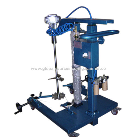 China Trolley Pneumatic Mixing Machine Stand Agitator on Global Sources ...