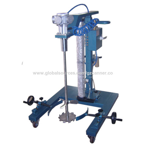 China Trolley Pneumatic Mixing Machine Stand Agitator on Global Sources ...