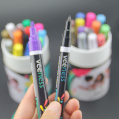 China Oil Based Paint Marker,Stock Oil Based DIY Paint Marker 16 pcs ...