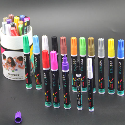 China Oil Based Paint Marker,Stock Oil Based DIY Paint Marker 16 pcs ...