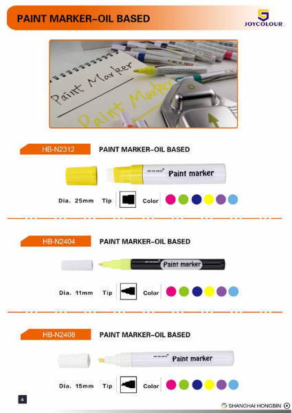 China Oil Based Paint Marker,Stock Oil Based DIY Paint Marker 16 pcs ...