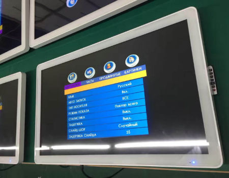 43" advertising machine indoor wall mounted machine with smart function ...