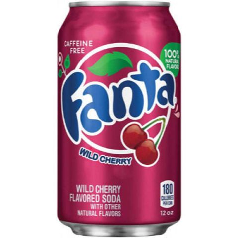 United Kingdom Fanta Berry 355ml Caffeine Free 100% Natural Flavors on ...