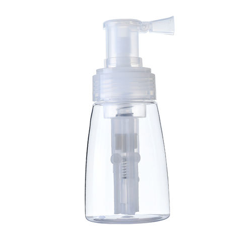 China 2oz White color baby talcum dry powder spray 60ml plastic skin ...
