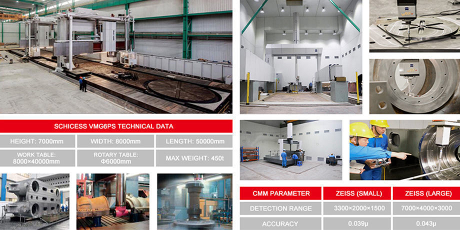 China Large CNC Machined Tire Forming Equipment Parts in Tire Industry ...