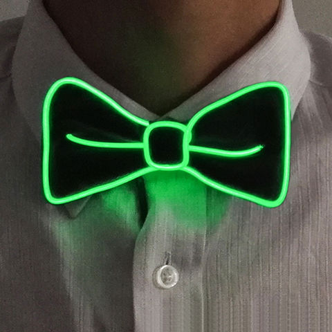 China Neck Tie, LED Tie for Men Novelty Necktie for Rave Party, EL ...