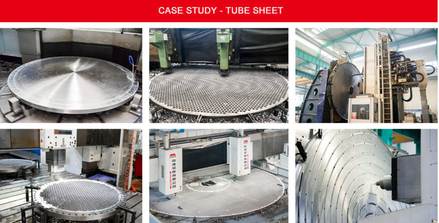 CNC Machining Tube Plate in Petrochemical Industry, hole punching sheet ...